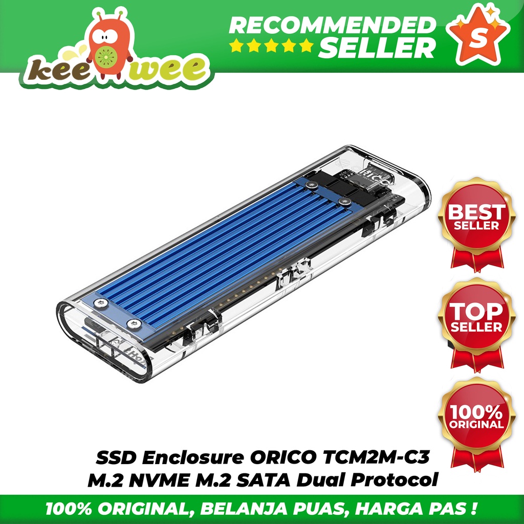 Jual SSD Enclosure ORICO M.2 NVME M.2 SATA Dual Protocol | Shopee Indonesia