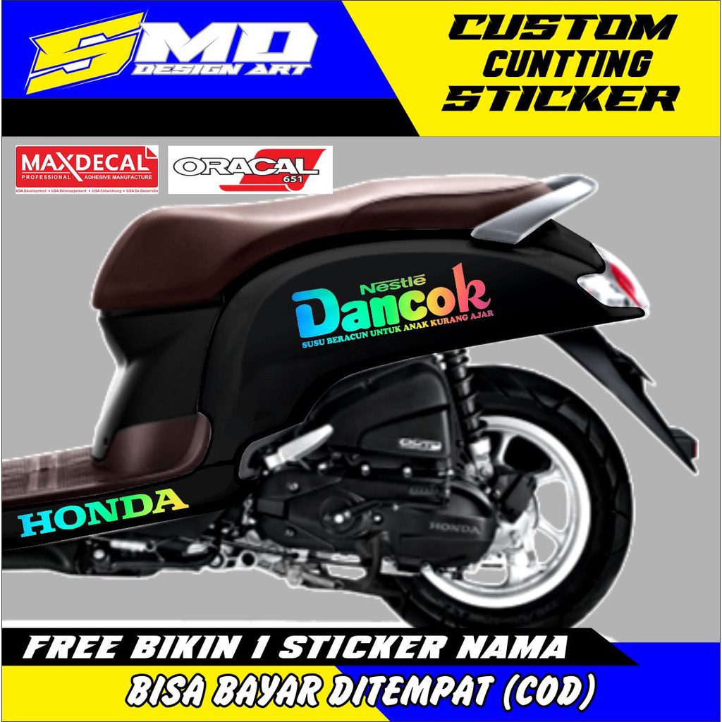 Jual Stiker cutting scoopy DANCOK sticker scoopy Striping scoopy ...