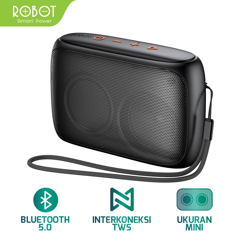 Jual ROBOT Speaker Bluetooth 5.0 Mini Portable Support Micro SD & USB RB110 - original Garansi ...