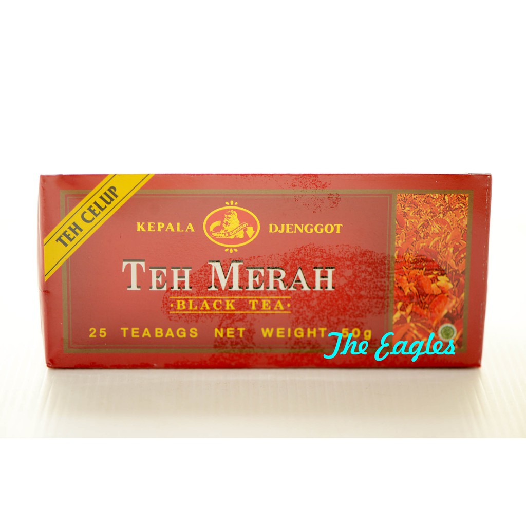 Jual Teh merah black tea celup kepala djenggot oleh khas Solo 50gr 25 ...