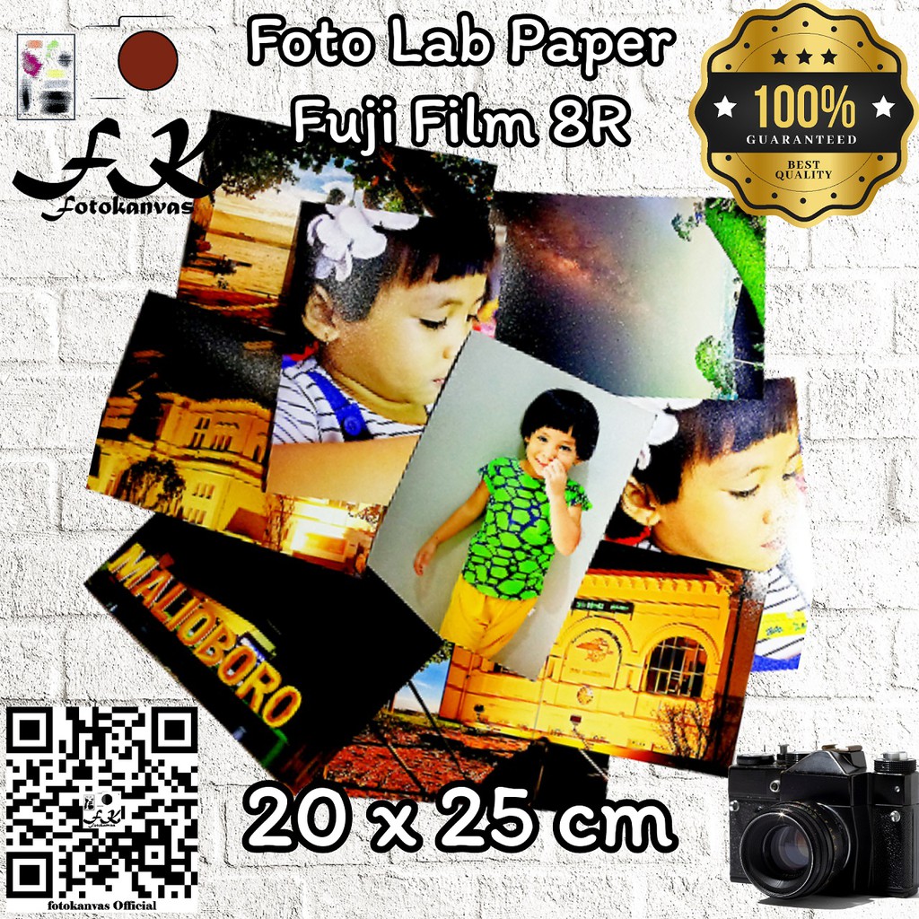 Jual Cetak Foto Paper Doff Fujifilm Kodak 8R 20x25 Mesin Noritsu ...