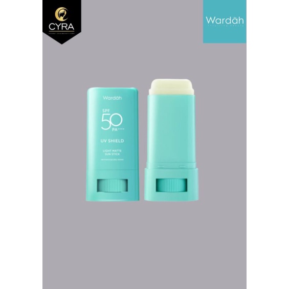 Jual Wardah Sunscreen SPF 50PA++++ UV Shield Light Matte Sun Stick ...