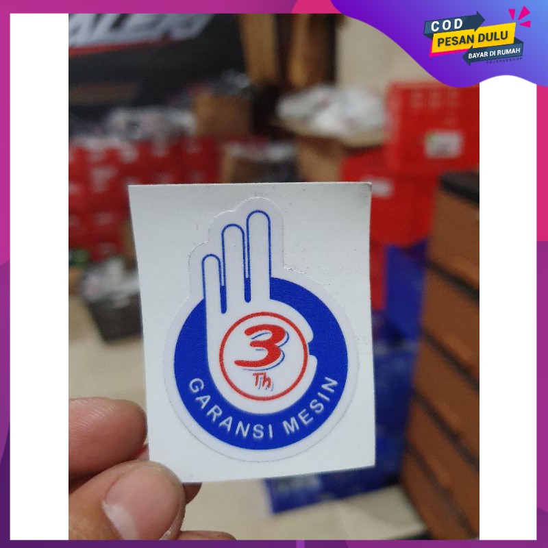 Jual STIKER STICKER GARANSI 3 TAHUN YAMAHA LINTANGPARTSHOP | Shopee ...