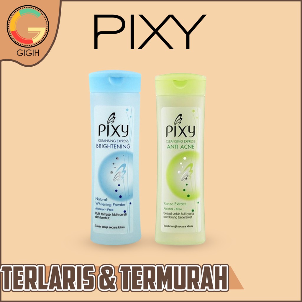 Jual Pixy Cleansing Express Anti acne/ Brightening 100-150ml | Shopee Indonesia
