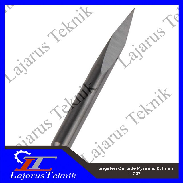 Jual Tungsten Carbide Pyramid 0.1mm x 20 ° Mata Pisau PCB Engraving CNC ...