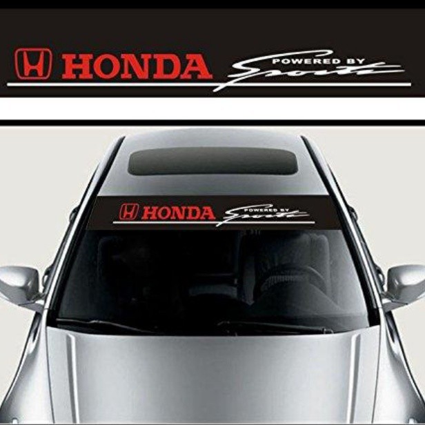 Jual Sticker Honda Sport Stiker Kaca Depan Kap Body Mobil Cutting ...