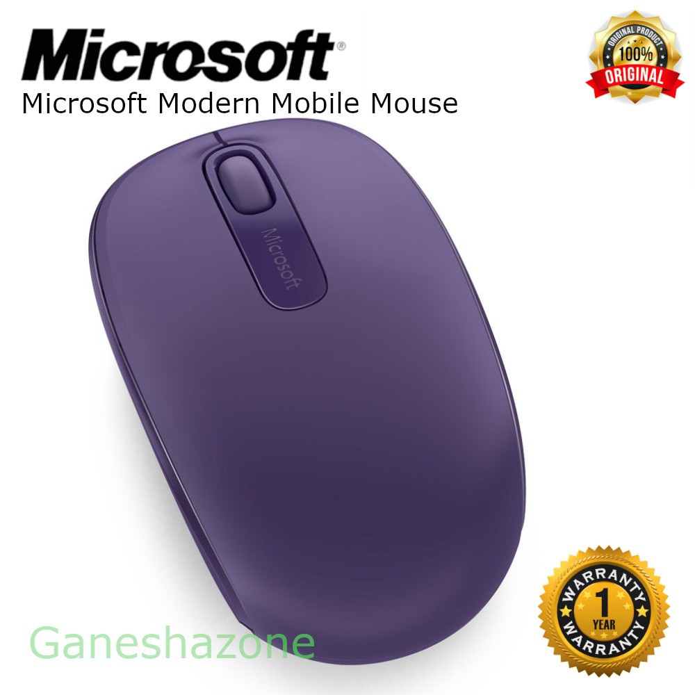 Jual Microsoft Mobile 1850 Wireless Mouse - Purple | Shopee Indonesia