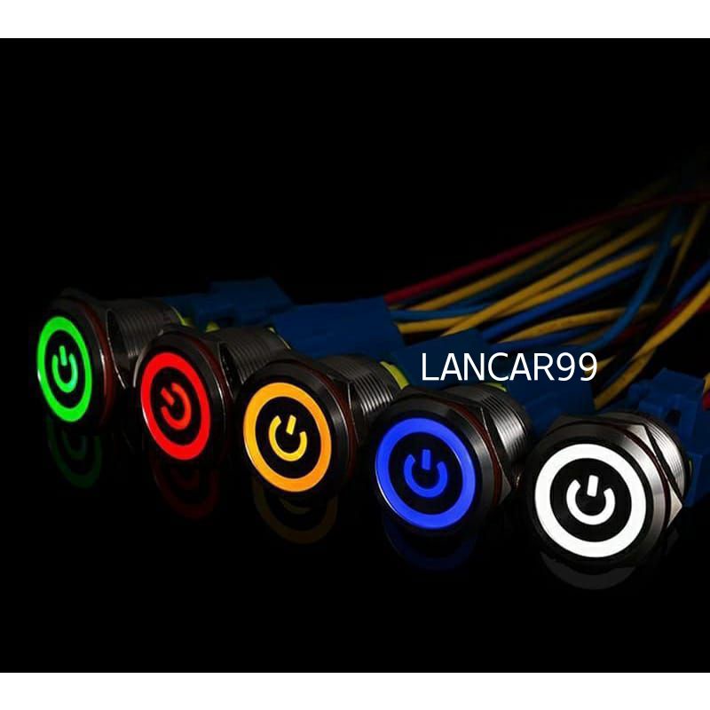 Jual SAKLAR LAMPU LED STANLIS TOMBOL ON OFF PUSH BUTTON Metal plus ...