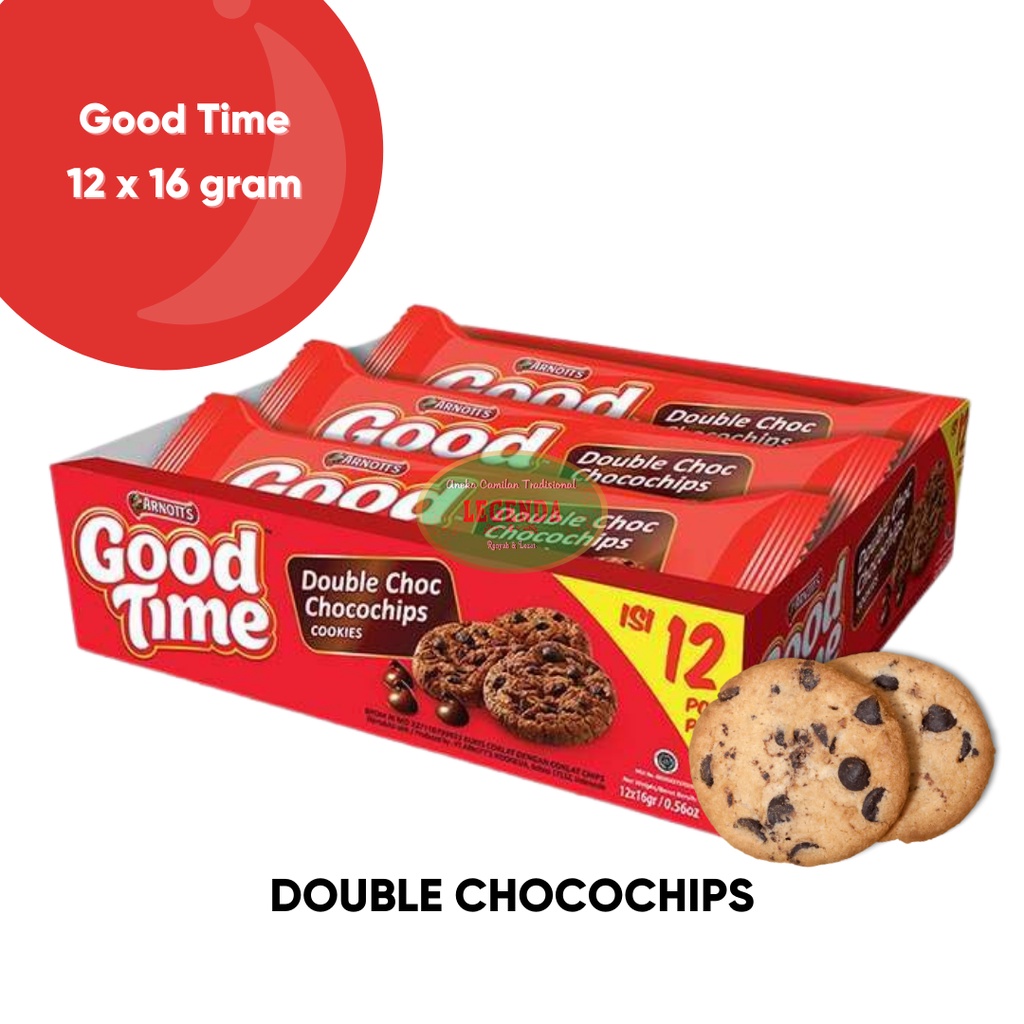 Jual Good Time Double Chocolate 1 Pak isi 12 x 26.5Gr | Shopee Indonesia