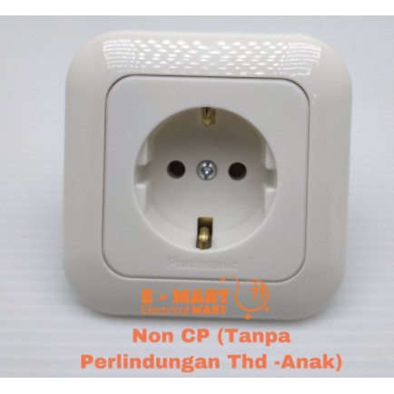 Jual Panasonic Stop Kontak Putih Non CP WEJ-1131 W / Colokan Panasonic ...