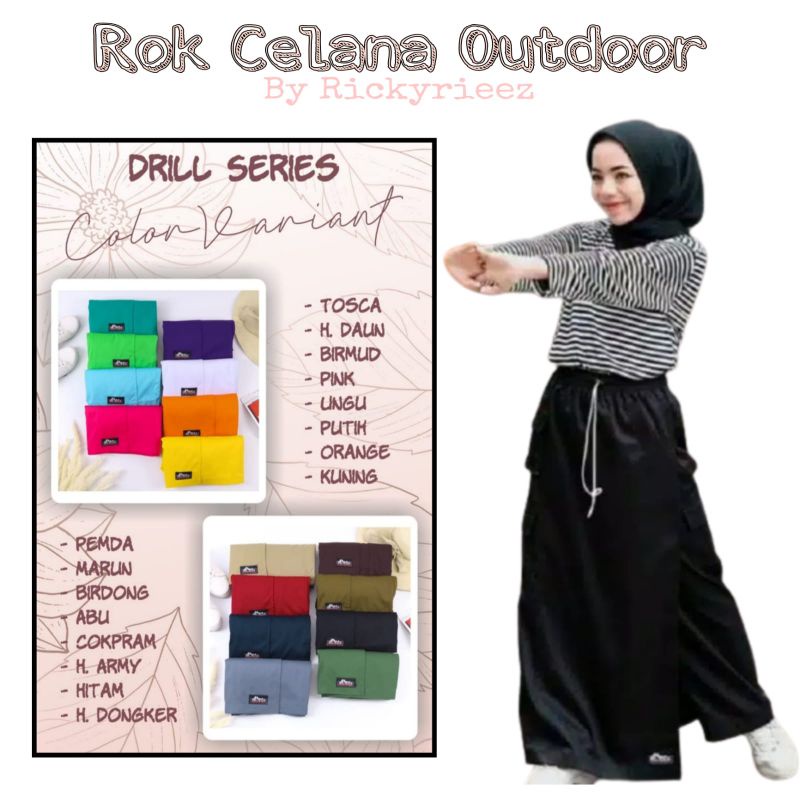 Jual Rok Celana Outdoor Muslimah - Celana Rok Kulot Outbond Lapangan ...