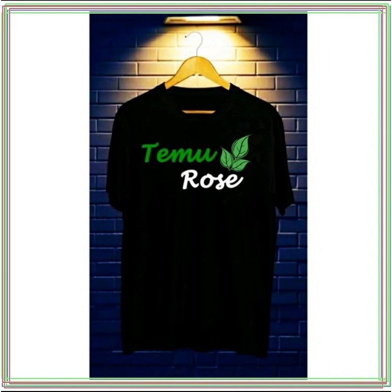 Jual KAOS TEMU ROSE LOGO SPONSOR KEREN SIMPLE | Shopee Indonesia