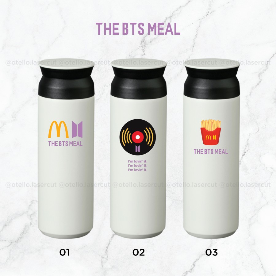 Jual Tumbler BTS Meal Mcdonalds Merchandise | Tokyo Botol Minum Travel ...
