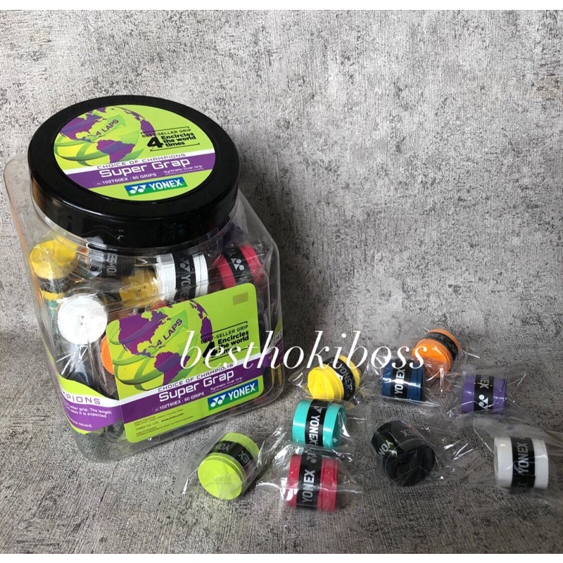 Jual GRIP KARET YONEX AC 102 EX ORIGINAL SUPER GRIP | Shopee Indonesia