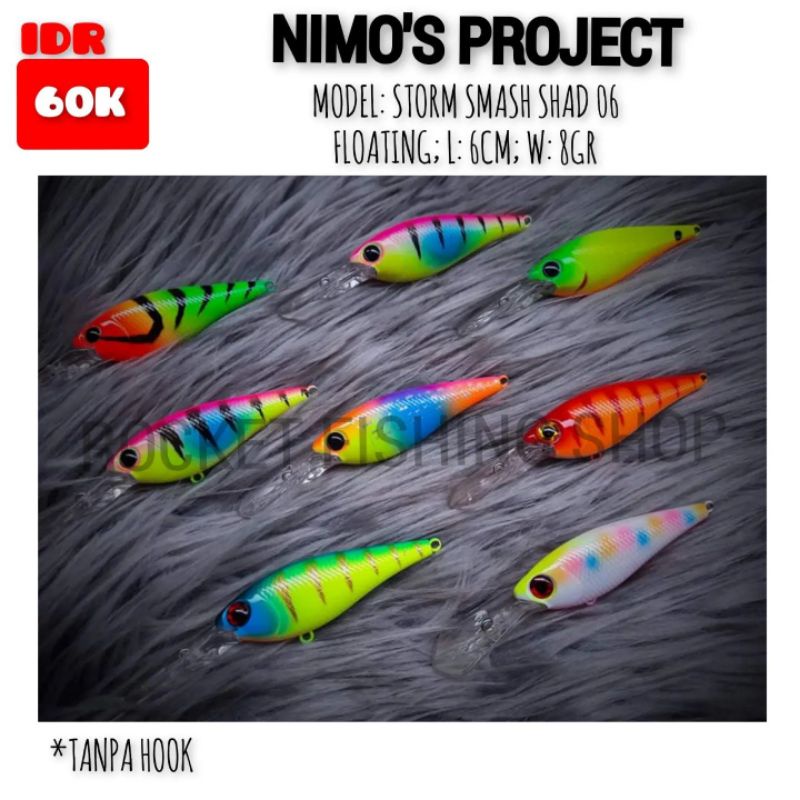 Jual STORM SMASH SHAD 06 - NIMO'S PROJECT | Shopee Indonesia