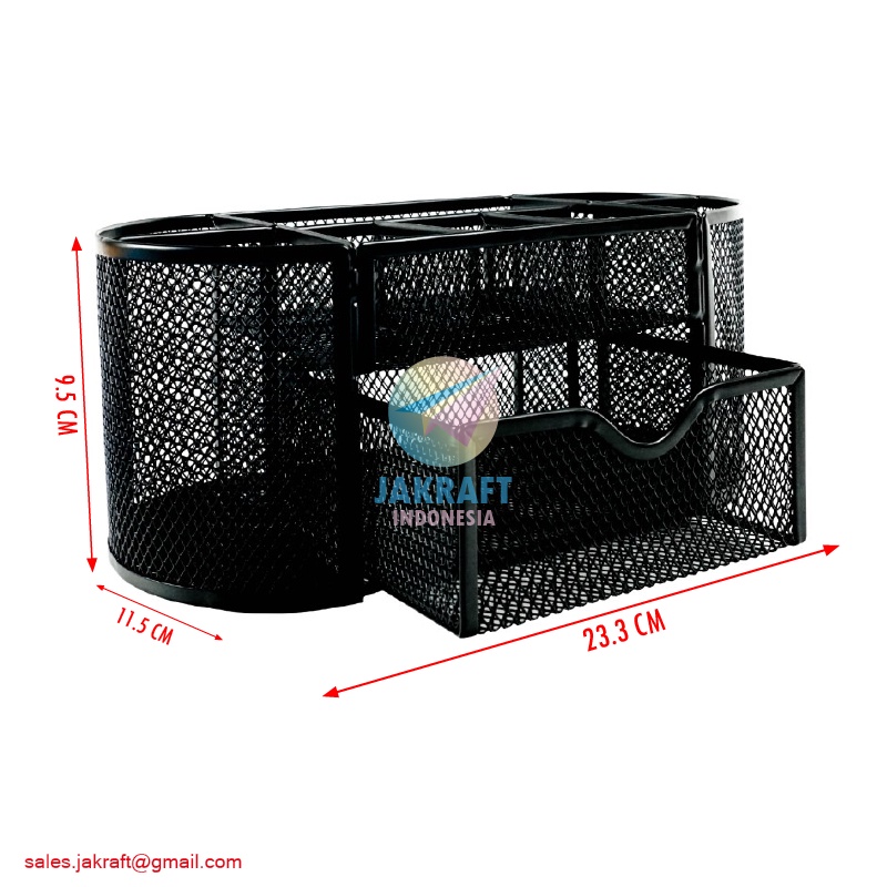 Jual (1 Unit) Desk Set Jaring JOYKO DS-23 Tempat Alat Tulis Pensil Meja ...
