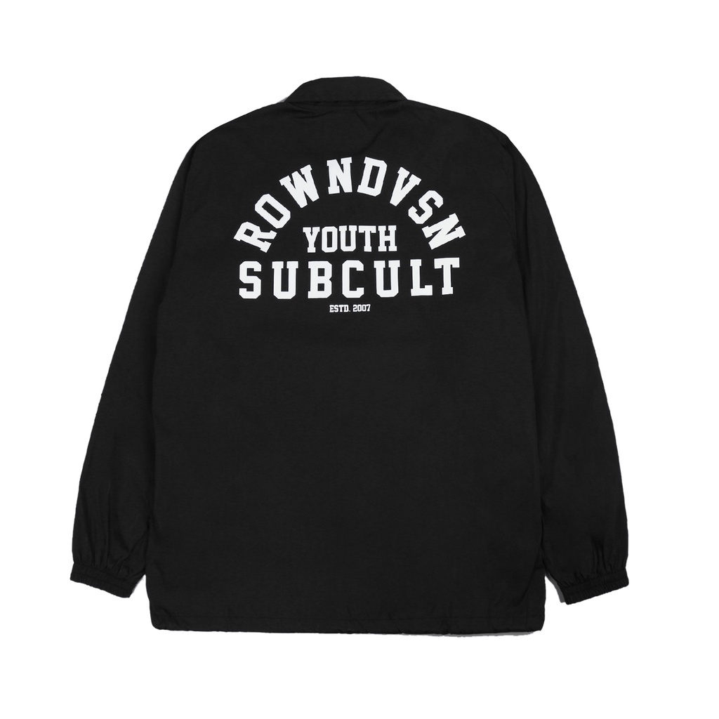 Jual Rown Division Coach Jacket Black - Rowndvsn Coach Jaket Davincie ...