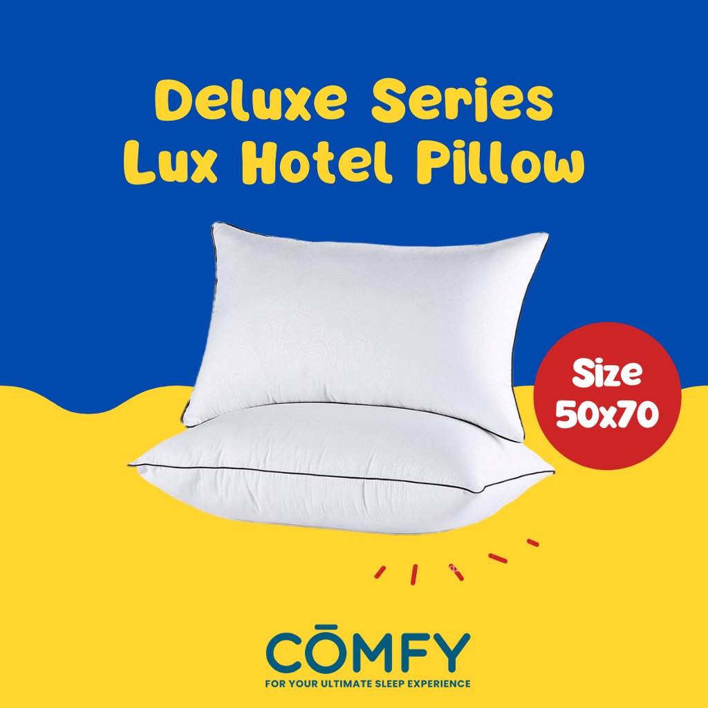 Jual Bantal Tidur Hotel Comfy Deluxe 100% Microfeel Silicon Fiber 50x70 ...