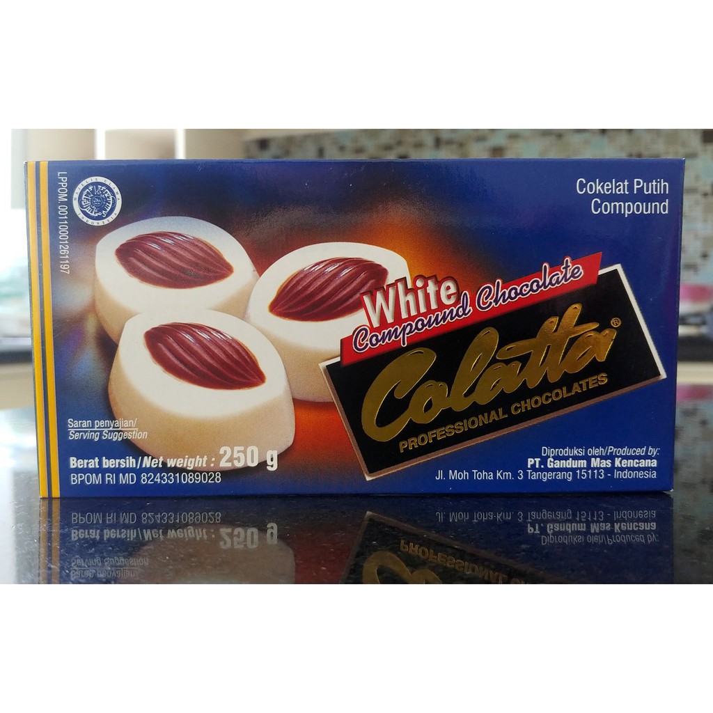 Jual COLATTA WHITE COMPOUND CHOCOLATE 250gr – COKLAT BLOK PUTIH 250 gr ...
