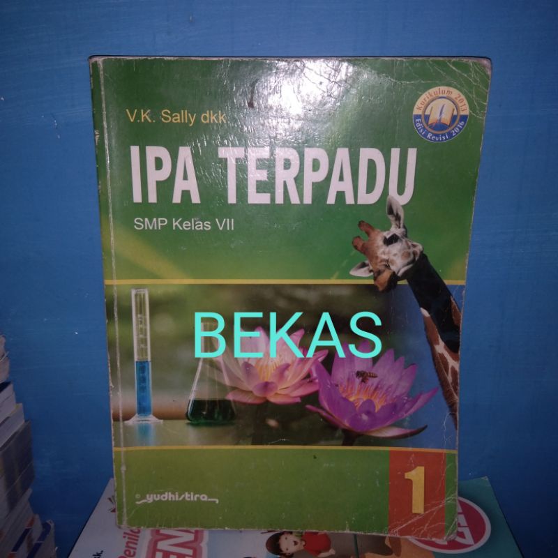 Jual Buku Ilmu Pengetahuan Alam IPA Terpadu kelas 7 VII 1 SMP ...