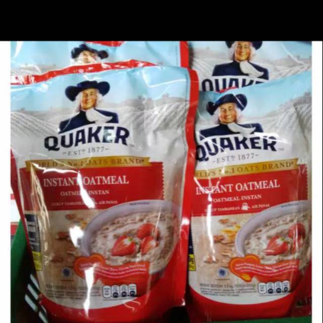 Jual Quaker instant oatmeal 1 kg + 200gr | Shopee Indonesia
