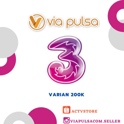 Jual Pulsa Transfer Three tri 3 1juta 1jt Murah (+Masa Aktif) | Shopee ...