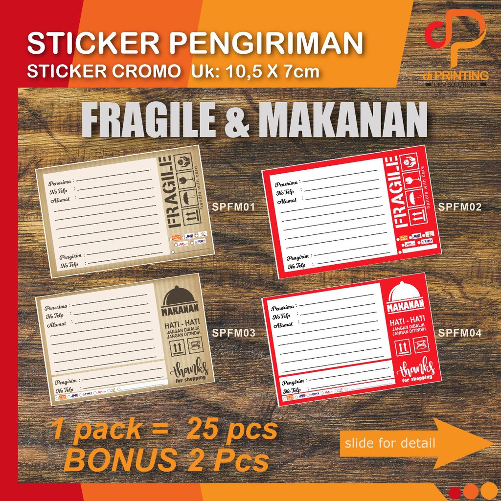 Jual STIKER PENGIRIMAN - STIKER PENGIRIMAN ONLINE SHOP - STIKER ...