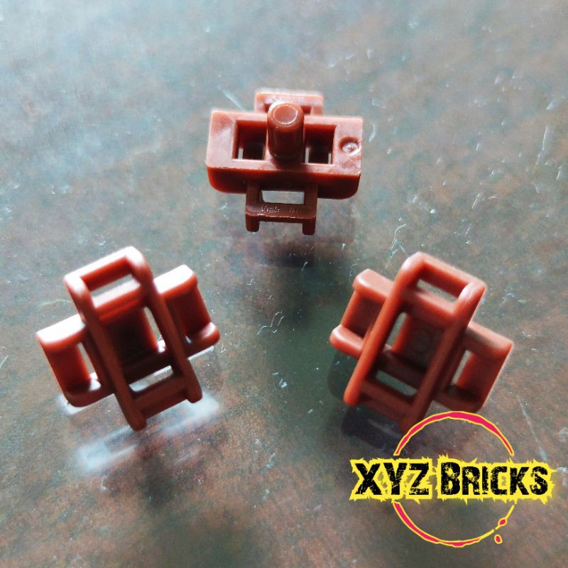 Jual LEGO PARTS 6191953 - Swordholder with Dia 3.2 Shaft Reddish Brown ...
