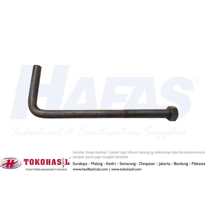 Jual Angker Bolt 5/8X400X80 Mm (Anchor Bolt 5/8, Baut Angkur 5/8 ...