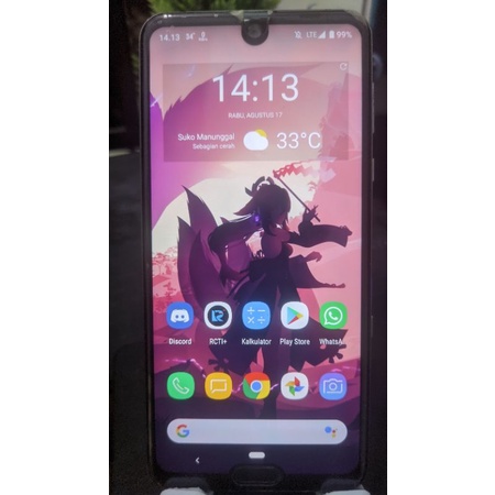 Jual Sharp Aquos SHV44 R3 AU Snapdragon 855 Ram 6GB Internal 128GB ...