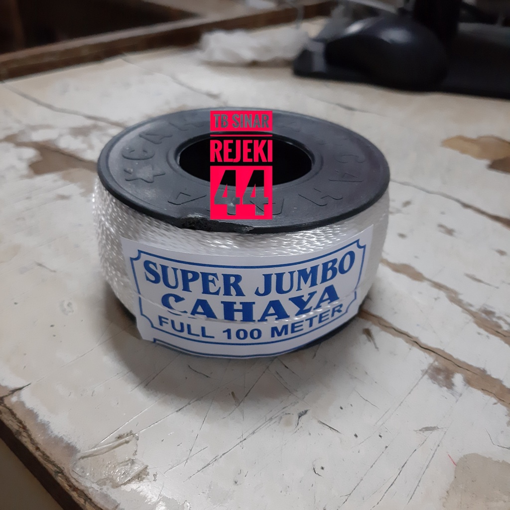 Jual Benang Nilon 100 meter Tali Nylon Warna Putih Benang Gulungan Full ...