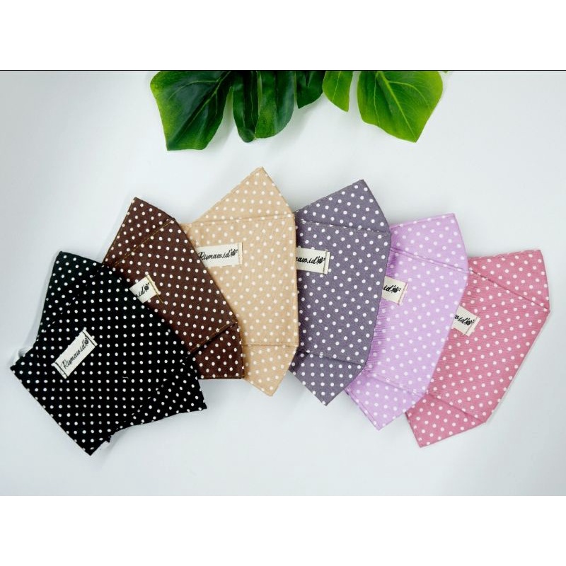 Jual MASKER KAIN 3D DEWASA | 3 DIMENSI | EVO | 3 LAPIS MOTIF SMALL ...