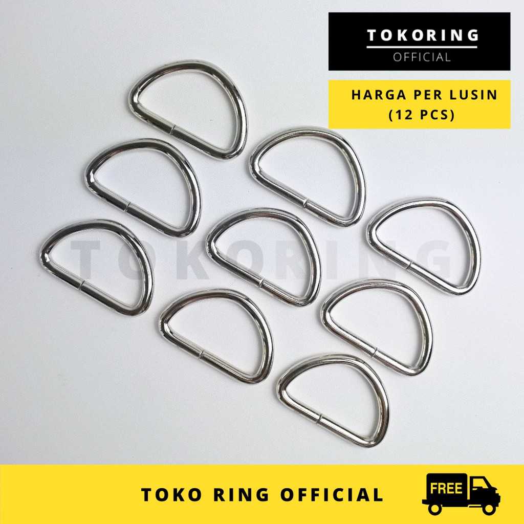 Jual Ring D 3,8 cm tebal 4,7 mm Nikel - Toko Ring Official (Harga per ...