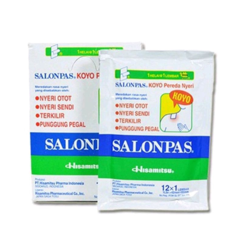 Jual Salonpas Koyo Pereda Nyeri isi 12 Lembar | Shopee Indonesia