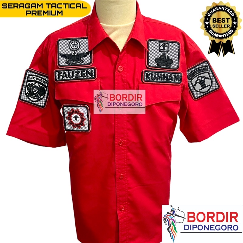 Jual KEMEJA TACTICAL LAPAS KUMHAM PREMIUM CUSTOM BORDIR | BAJU TACTICAL ...