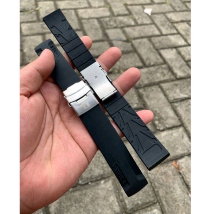 Jual Strap jam tangan Ruber premium T*sot T-RACE TRACE 20MM | Shopee ...