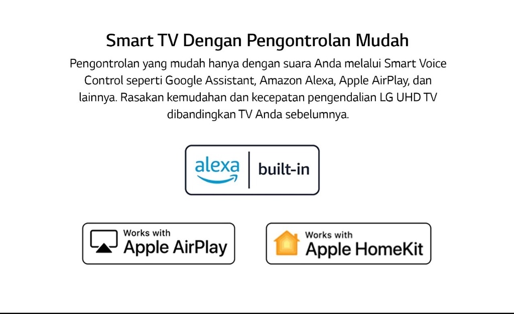 Jual LG Televisi / SMART TV UHD 4K 43" - 60Hz Dengan AI ThinQ HDR10 ...