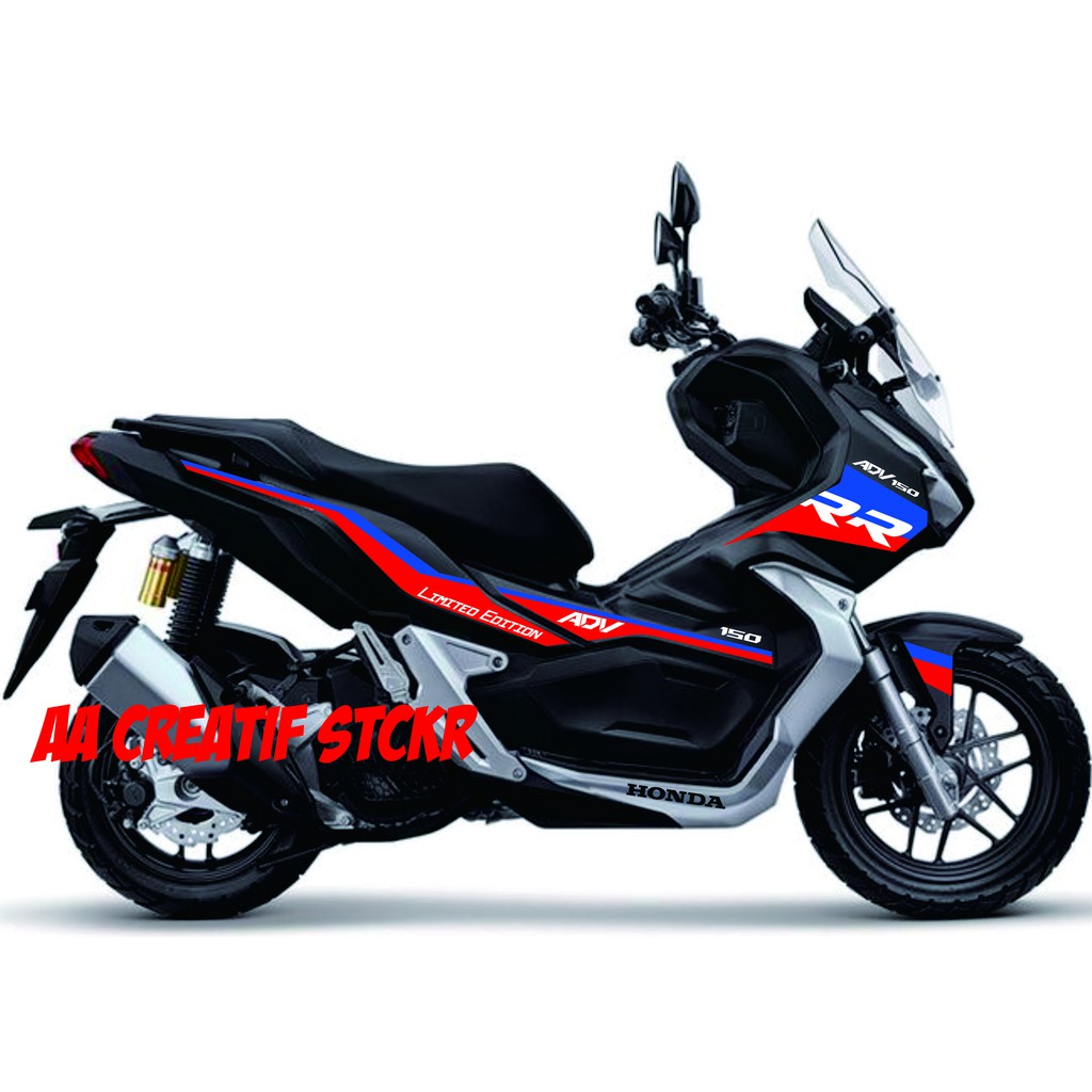 Jual cutting sticker desain custom honda ADV HITAM livery moge bmw ...