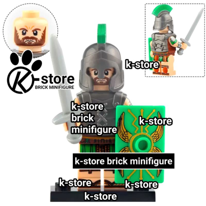 Jual lego roman gladiator greece hoplite roman signifer roman legion ...