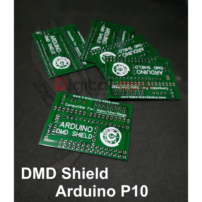 Jual PCB DMD Shield P10 JWS Arduino Uno Nano Bluetooth DS3231 Running Text | Shopee Indonesia