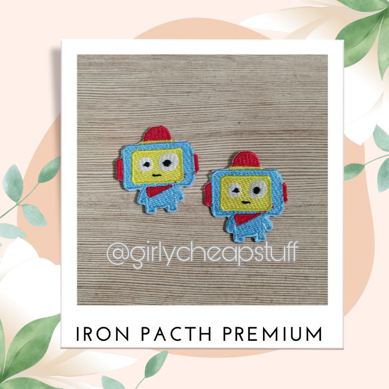 Jual Iron Patch Robot Treasure X Line Friends KPOP Hikun Asahi | Shopee ...
