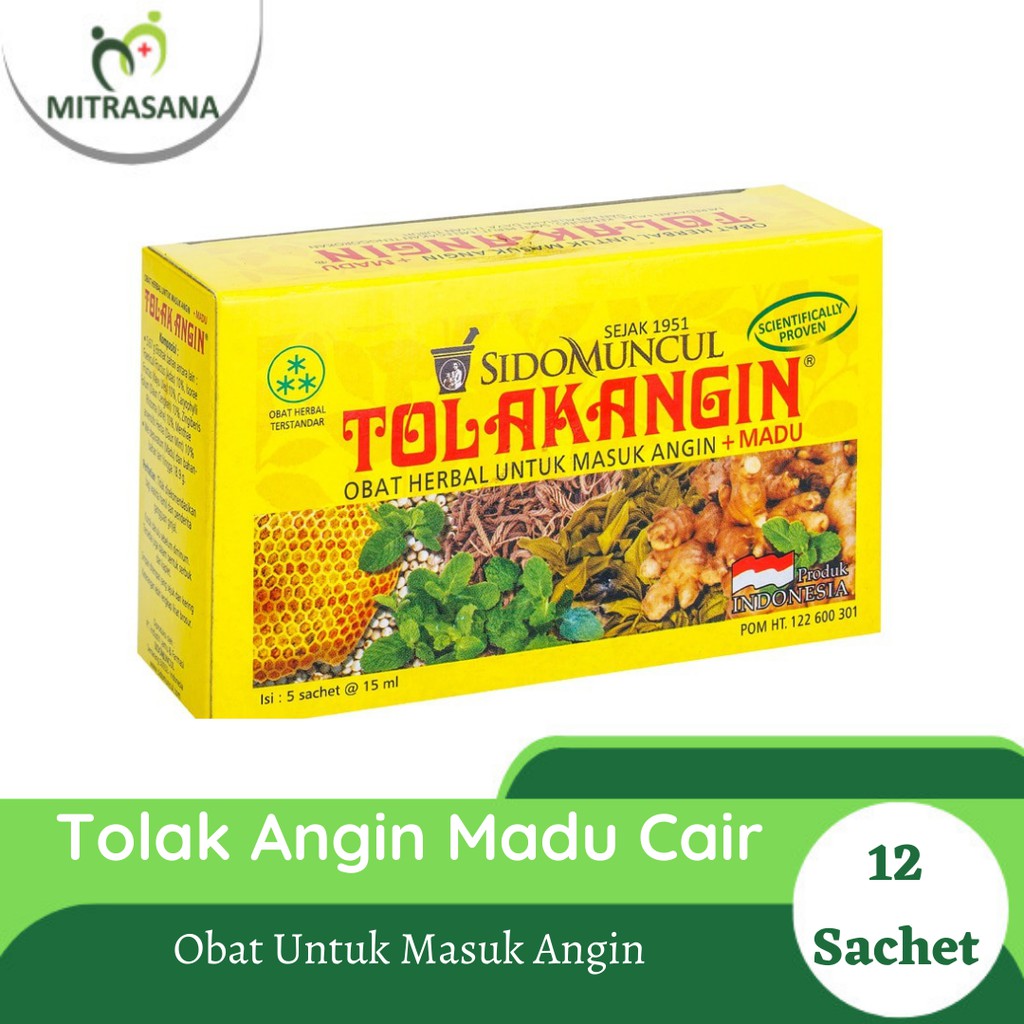 Jual Tolak Angin Cair Box 12 Sch - Membantu Meringankan Gejala Masuk ...