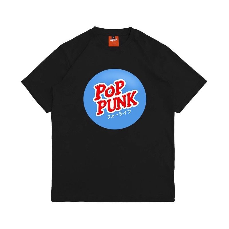 Jual T-shirt Pop Punk Attitude #1 Rifexd Pop mie pop punk Black kaos ...