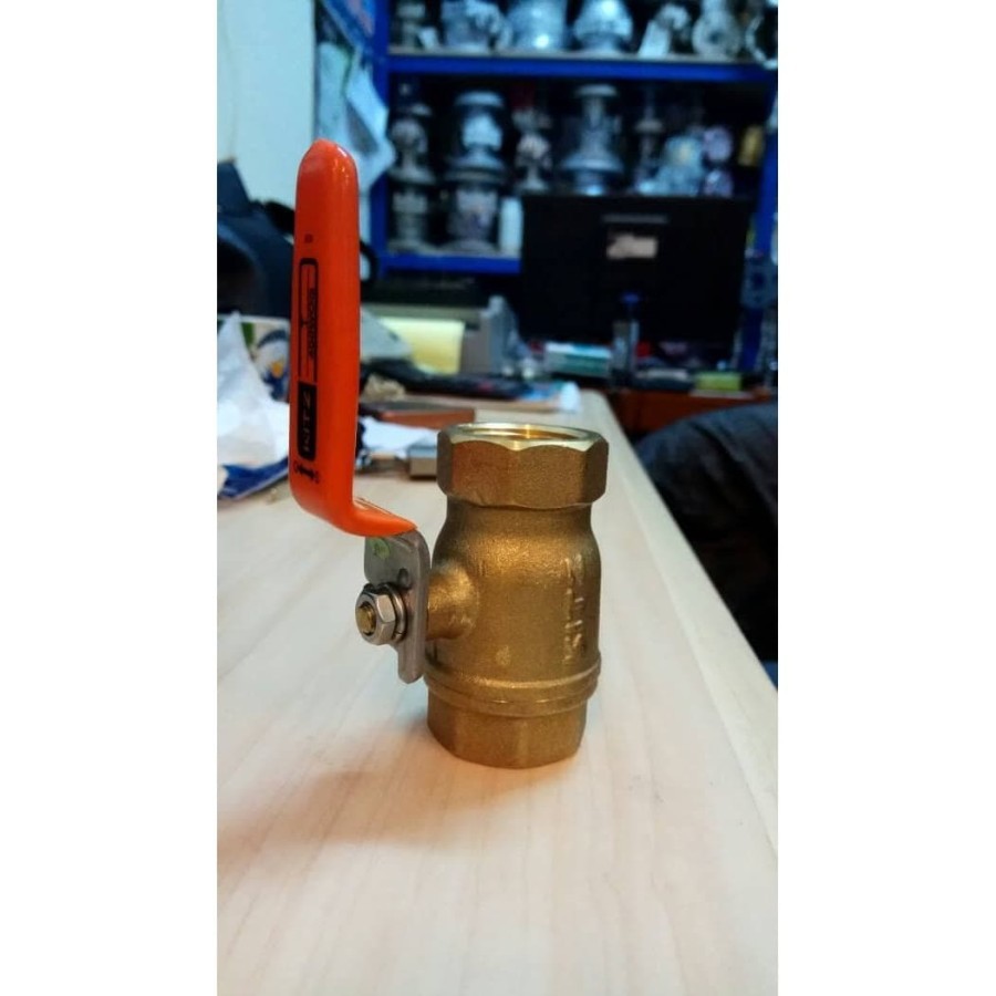 Jual BALL VALVE KITZ KUNINGAN 3/4" ASLI, KRAN KITZ KUNINGAN 3/4 INCH | Shopee Indonesia