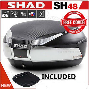 Jual SHAD SH48 New Titanium - Top Box Motor | Shopee Indonesia