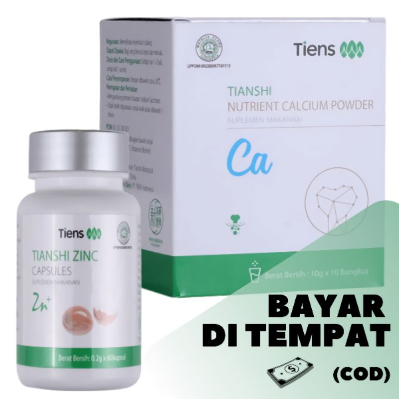 Jual (READY) SUSU KALSIUM NHCP DAN ZINC TIENS TIANSHI - Nutrient ...