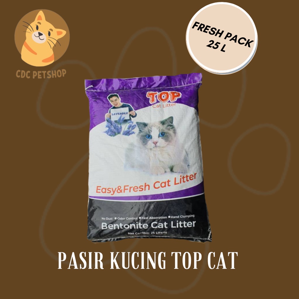 Jual Pasir Hewan Pasir Kucing Top Cat Litter 20 Kg 25L | Shopee Indonesia