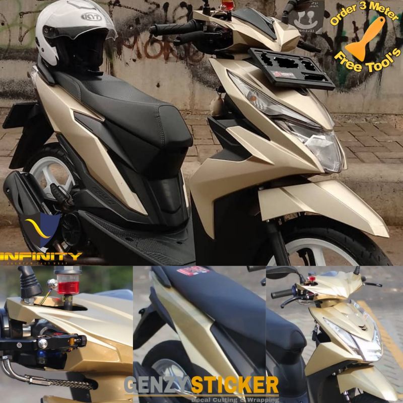 Jual stiker skotlet rose gold sticker chrome doff scotlite soft gold ...