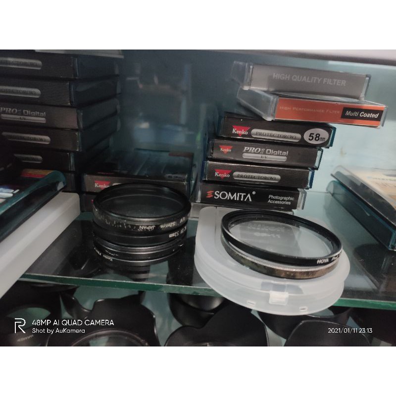 Jual Filter Lensa UV, ND, CPL Filter 40.5mm 49mm 52mm 58mm 62mm 67mm ...