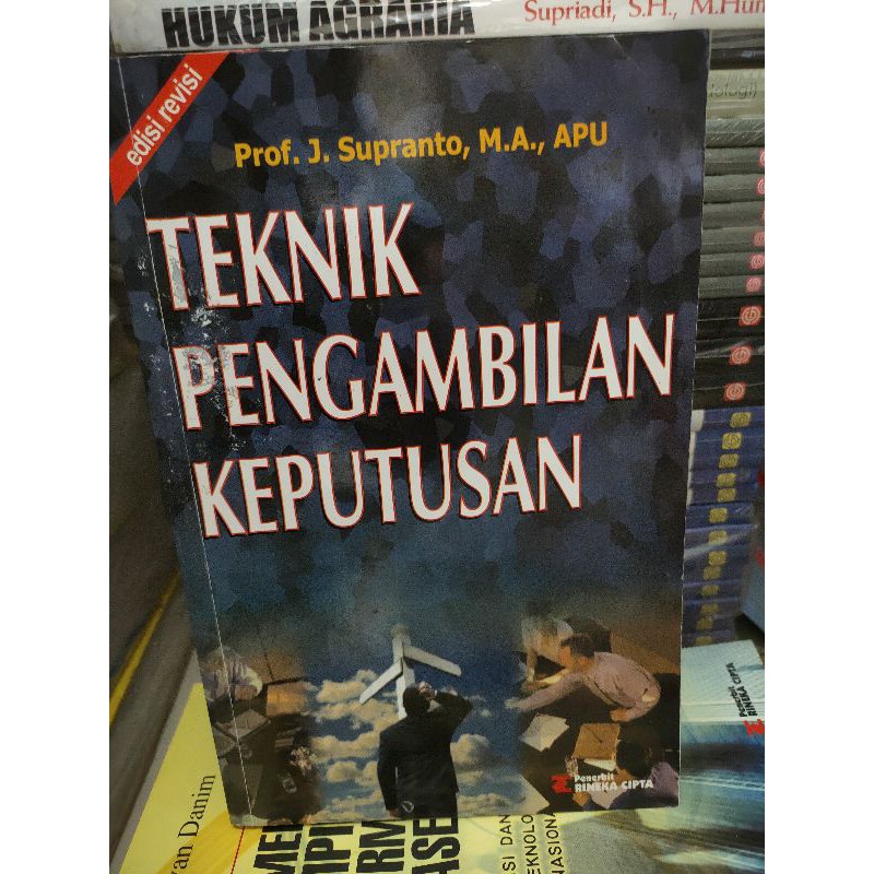 Jual BUKU ORIGINAL TEKNIK PENGAMBILAN KEPUTUSAN - j supranto | Shopee Indonesia